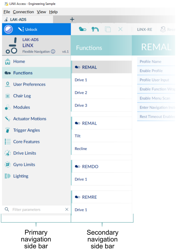 Screen layout overview